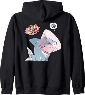 MARVEL Jeff The Land Shark in The Cone of Shame Kapuzenjacke