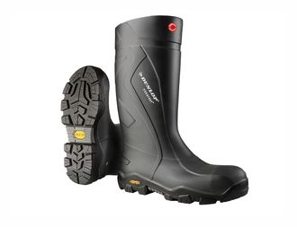 Dunlop Dunlop Protective Footwear, CC22A33, Purofort+ Reliance Full Safety mit Vibram, Schwarz, Größe 40 EU