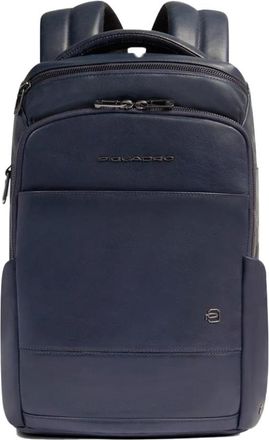 Piquadro Homme, Sacs, Bleu, Taille: ONE Size Sac &agrave; dos personnalisable pour ordinateur et iPadmini avec protections antichoc et Rfid