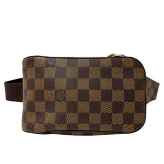 Louis Vuitton Sac bandouli&egrave;re Damier en toile Pre-owned - Homme - Pre-owned - Brun - Taille: ONE Size