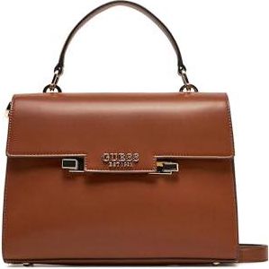 Guess ECO ALDITH Top Handle Flap, Hand Bag Women, Cognac, Taille Unique