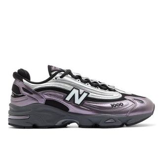 New Balance Unisex 1000 en Mauve/Gris, Su&egrave;de/Mesh, Taille 38.5