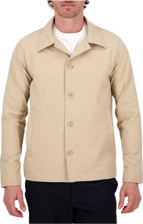 Nn.07 Nn07, Homme, Vestes, Beige, Taille: S Veste Chemise Zander