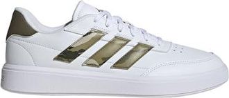 adidas Courtblock Shoes Homme Chaussures, Cloud White Olive Strata Shadow Olive, 41 1/3 EU