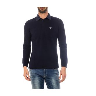 Armani Jeans Klassische Polo Shirts f&uuml;r M&auml;nner - - Tops - Herren - Blau - 2XL