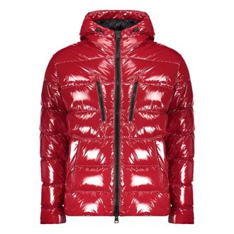 Herno Wattierte Jacke mit Kapuze - - Jackets - Herren - Rot - XL