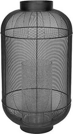 Broste Copenhagen Broste Copenhagen Bull Laterne, Metall, Schwarz, 82,5x46,5cm