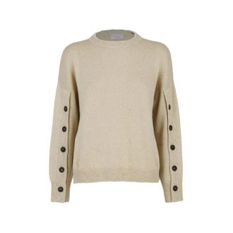 Brunello Cucinelli Damen, Strickwaren, Weiß, 2XSGröße