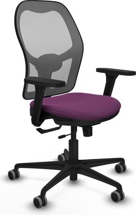 Piqueras y Crespo Chorquera Arbeitsstuhl mit 3D-Armen, h&ouml;henverstellbare Lendenwirbelst&uuml;tze, ausgestattet mit Syncro/Traslack und injiziertem Schaum. Mit Rollen von 65 