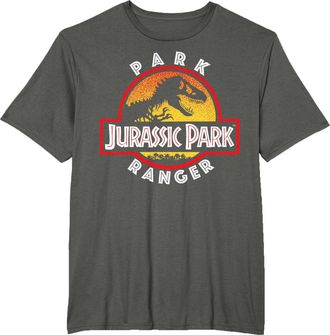 Jurassic Park T-Shirt f&uuml;r Herren, Schwarz, S, Kurzarm, Klassische Passform, Unisex