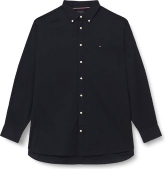 Tommy Hilfiger Herren Hemd Regular Fit, Blau (Desert Sky), 4XL