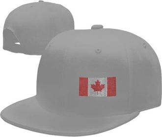 Generic Drapeau du Canada Homme Femme Strapback Cap Snapback Snapback Chapeau R&eacute;glable Casquette De Baseball pour Hip Pop Adulte Trucker