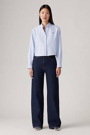 Levi's Ribcage Wide Leg Jeans - Femme - Bleu / Shaded View - 24X30