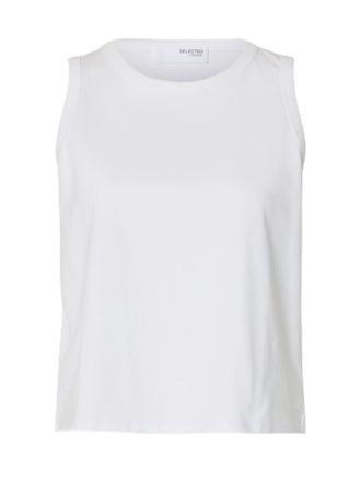 Selected Slfessential Sl Boxy Tank Top Noos