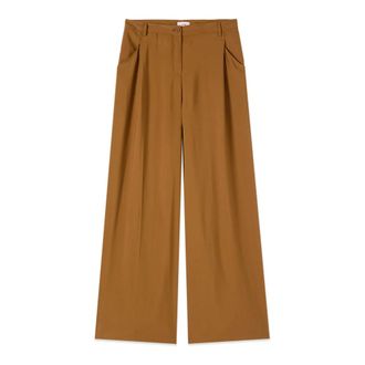 Oltre Damen, Hosen, Braun, LGr&ouml;&szlig;e