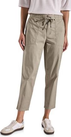 Street One A378683 Pantalon au Look Cargo, Buff Grey, 38W / 28L Femmes