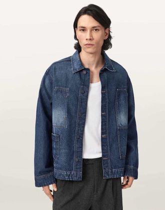 AllSaints Mukesh - Veste - Indigo fonc&eacute;-Bleu