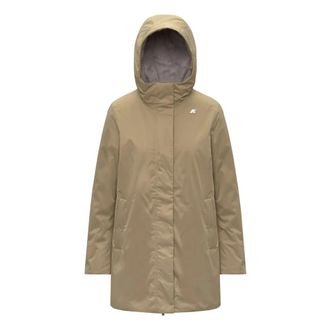 K-Way Sophie Twill Soft Beaver Jacke - - Jackets - Damen - Beige - XS
