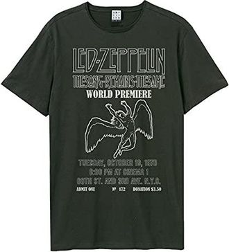 Amplified LED Zeppelin The Song Remains T-Shirt Unisexe Charbon - Charbon, XLarge