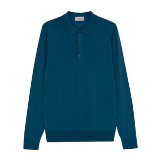 John Smedley Herren, Strickwaren, Blau, MGr&ouml;&szlig;e