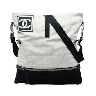 Chanel Sac bandouli&egrave;re Pre-owned en nylon - Femme - Pre-owned - Blanc - Taille: ONE Size