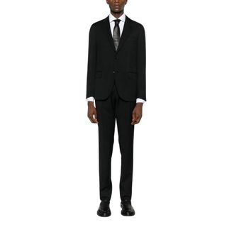 Lardini Einknopf-Anz&uuml;ge - - Suits - Herren - Schwarzk - 3XL
