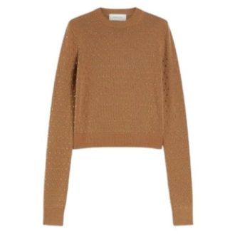 Sportmax Sierra Rundhals-Pullover - - Knitwear - Damen - Braun - XS