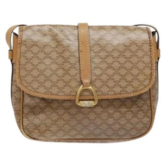 Celine Sac bandouli&egrave;re en toile Pre-owned (Vintage) - Femme - Pre-owned - Beige - Taille: ONE Size
