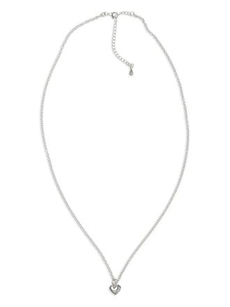 Human Made collier à pendentif coeur - Argent