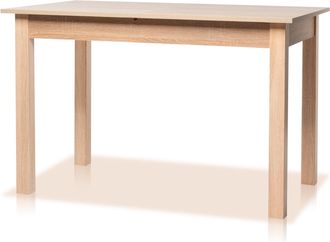 Smart Esstisch 120x70 cm Eiche, K&uuml;chentisch ausziehbar bis 160 cm, Esszimmertisch aus Holzwerkstoff inkl. erweiterbare Auszugsplatte, moderner Tisch f&uuml;r bis