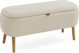 VERSA Maniko Chic Style Bettfußbank, Maße (H x L x B) 45 x 94 x 37 cm, Weiß