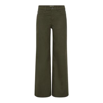 Ichi Weite Hosen - - Trousers - Damen - Gr&uuml;n - W25 L34