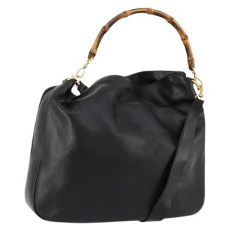 Gucci Sac bandouli&egrave;re vintage Pre-owned - Femme - Pre-owned - Noir - Taille: ONE Size