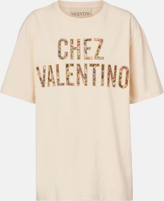 Valentino T-shirt Chez Valentino en coton