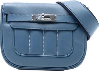Herm&egrave;s Hobo Bags - Swift Berline 28 - Gr. unisize - in Blau - f&uuml;r Damen