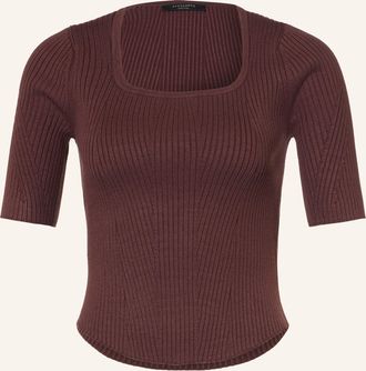 AllSaints Allsaints Strickshirt Cruz Hally braun