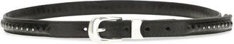 Our Legacy Studded Calf Leather Belt - Black