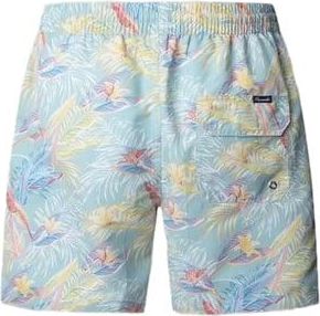 Fa&ccedil;onnable Short de bain &agrave; motif feuilles