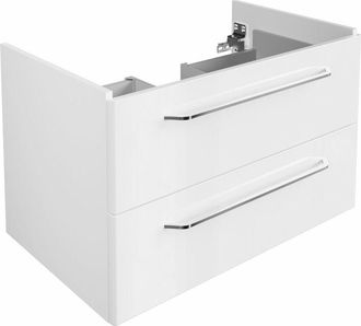 Fackelmann Milano Waschtischunterschrank 80cm - Weiß Hochglanz