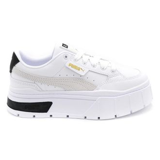 Puma Leder Damen Sneakers - - Shoes - Damen - Wei&szlig; - 40 EU