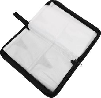 BESPORTBLE TOKIDNY DVD Aufbewahrungstasche mit Rei&szlig;verschluss F&auml;cher CD H&uuml;lle f&uuml;r Discs Kratzfestes Gro&szlig;es Speicherset Tragbare DVD Box f&uuml;r Auto und Zuhause Stau