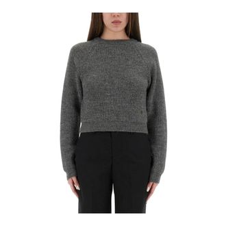 Moschino Rippstrickpullover - - Knitwear - Damen - Grau - M