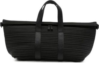 Issey Miyake Femme, Sacs, Noir, Taille: ONE Size Pleats Boston Bag