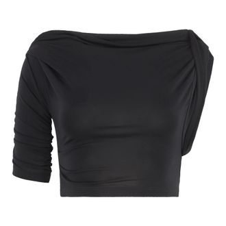 Jacquemus Le Haut Drapeado - - Tops - Damen - Schwarzk - S