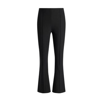 Vince Mid-Rise Pintuck Crop Flare Pant - - Trousers - Damen - Schwarzk - XS