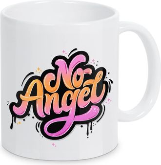 artboxONE Tasse No Angel von CalliLetters - Kaffeetasse Typografie