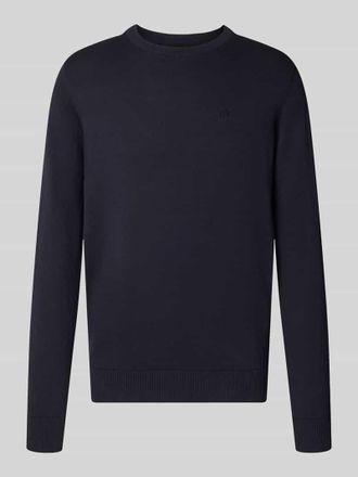 Bugatti Relaxed Fit Strickpullover aus reiner Baumwolle