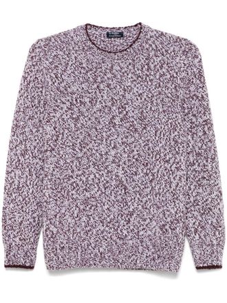 Barba Klassischer Pullover - Rot