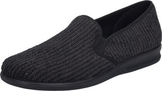 Josef Seibel Herren Pantoffeln Belfort 122, Männer Hausschuhe,Weite G (Normal),hauslatsch,treter,finken,schlapen,Indoor,schwarz,45 EU