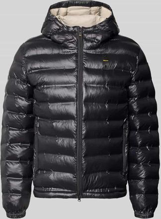 Blauer Steppjacke mit Zweiwege-Rei&szlig;verschluss Modell CHARLES